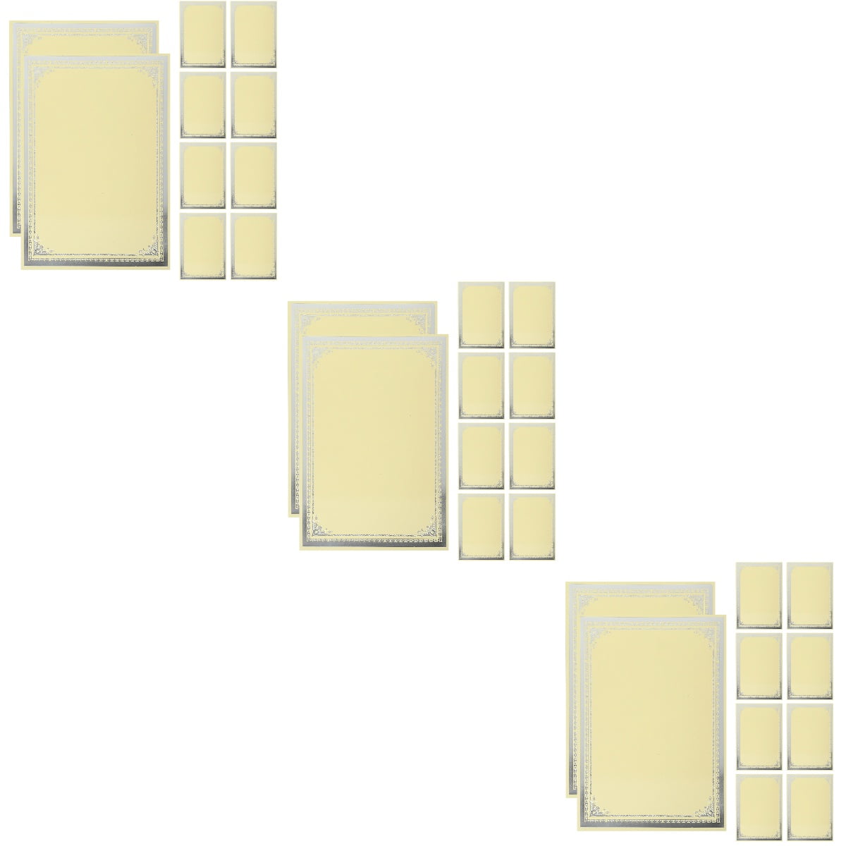 3 PCS Printable Paper Award Certificate Folder Student Khaki - Walmart.com