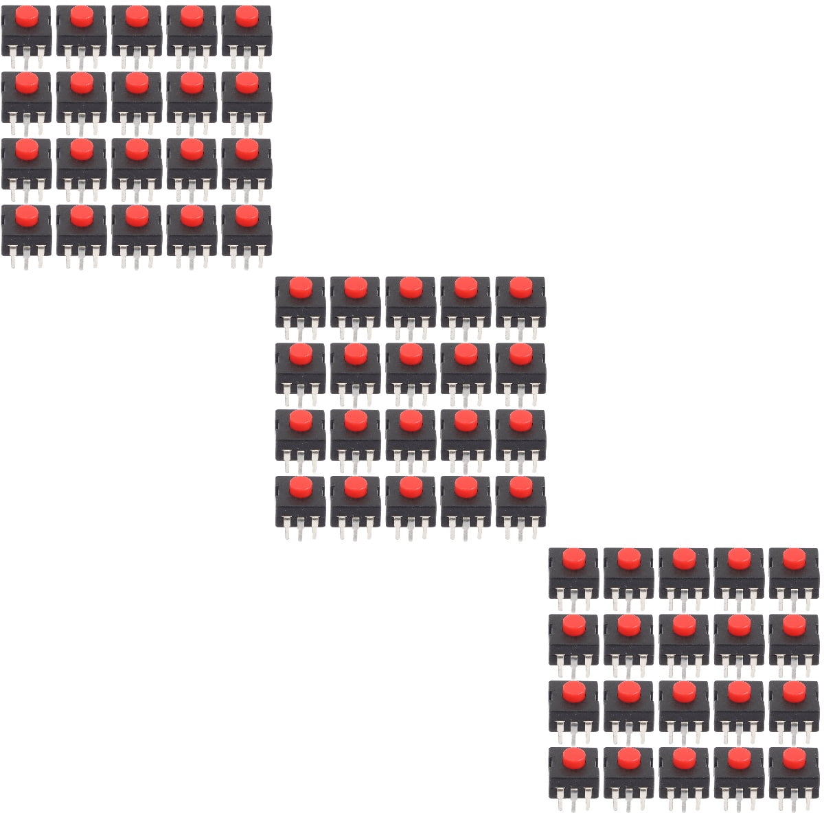 3 PCS Pushbutton Torch Parts Latching Torch Buttons 1.2x1cm - Walmart.com