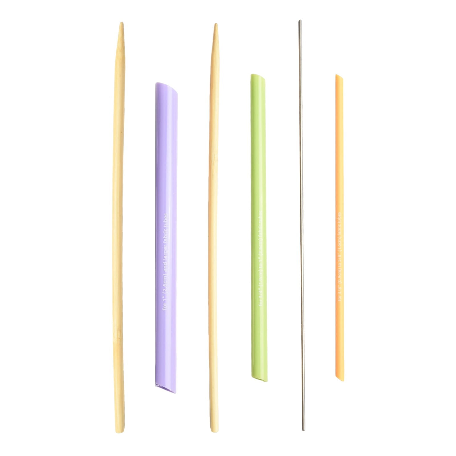 3 PCS Quick Turn Fabric Set Assorted Sizes Tube Turner for Sewing DIY ...