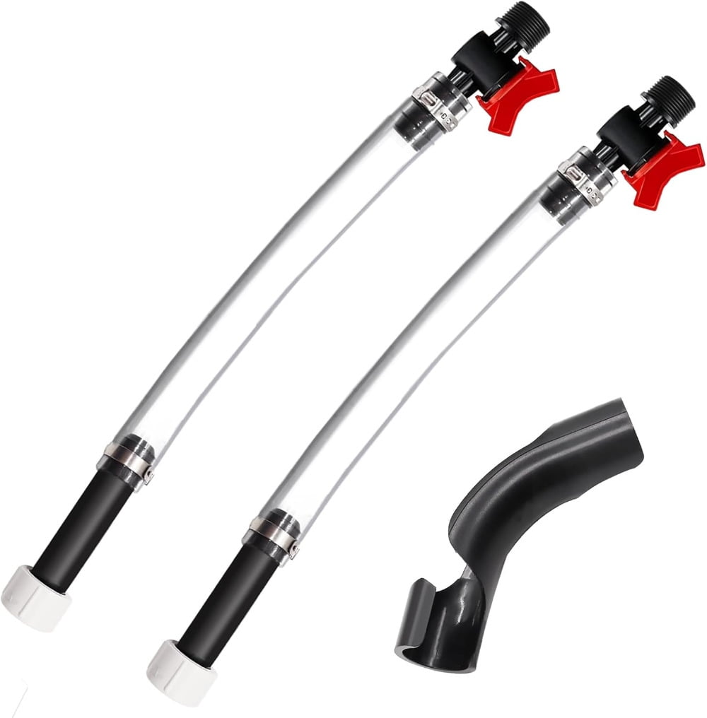 3 PCS Racing Hose with Ball Valve Shut Off Kit, Suitable for Scribner ...