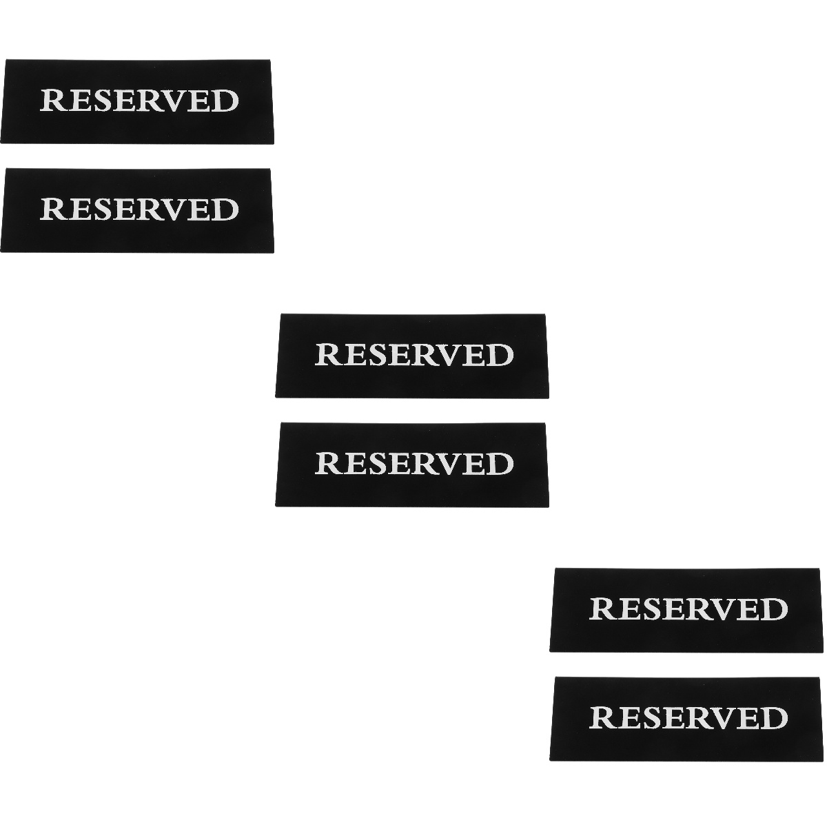 3 PCS Reservation Sign Restaurant Signs Vases Pallet Bride Bridegroom ...