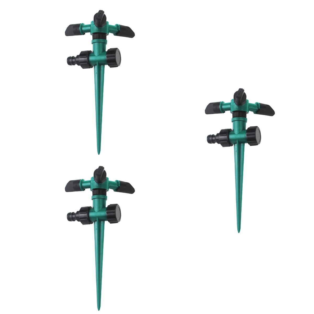 3 PCS Rotary Sprinkler Automatic Regador Drip Watering Irrigation ...
