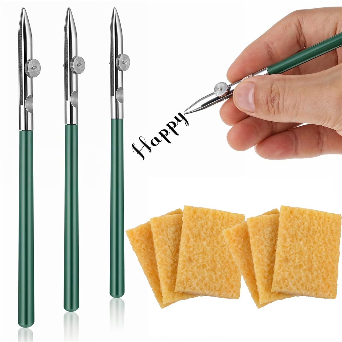 3 PCS Ruling Pen Set Tutuviw Watercolor Masking Fluid Pen (3 Sizes ...