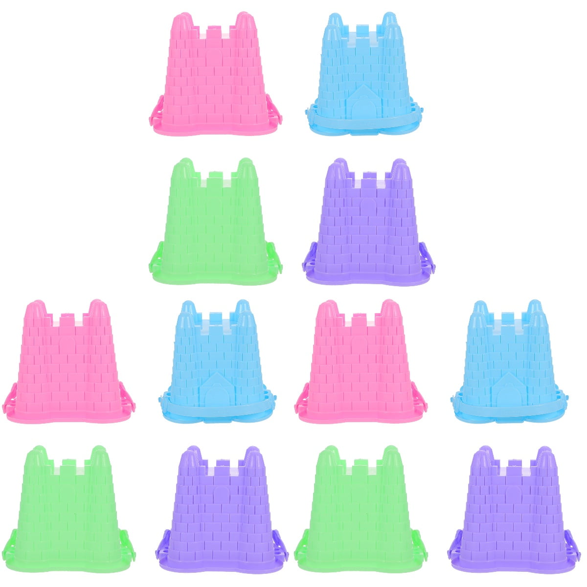 3 PCS Sand Castle Buckets for Kids Beach Toys Child - Walmart.com