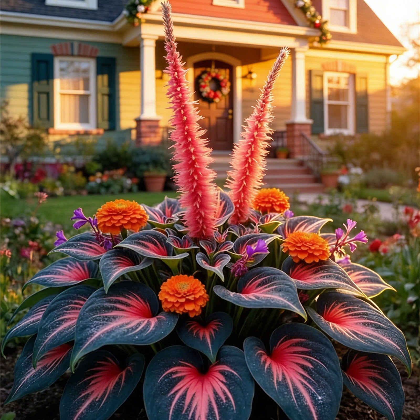 3 PCS - Shade Hosta-Garden Stakes Planting-(hosta for planting ...