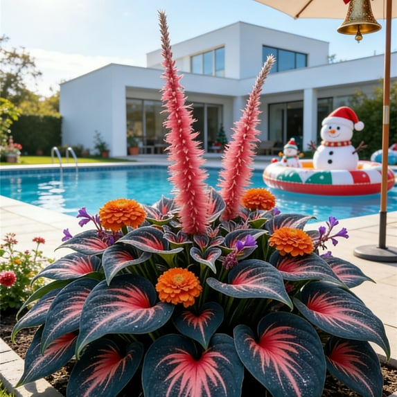 3 PCS - Shade Hosta-Garden Stakes Planting-(hosta for planting ...