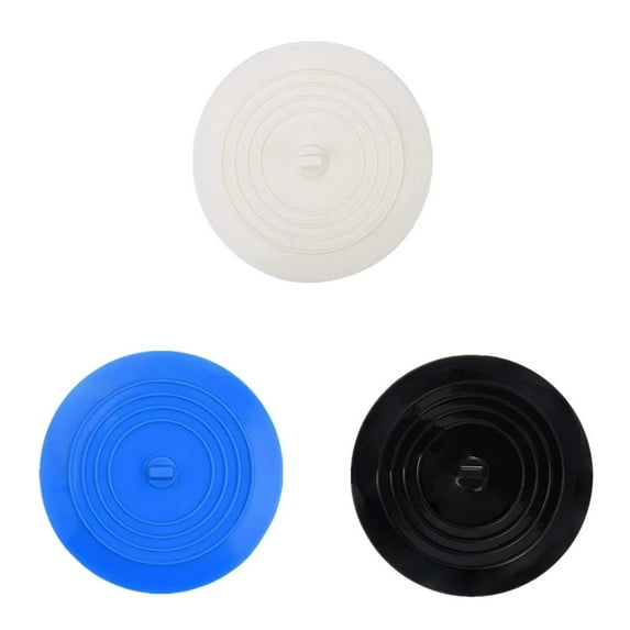 3 PCS Silicone Bathtub & Sink Drain Stoppers, 6-Inch Bath Plugs Hair ...