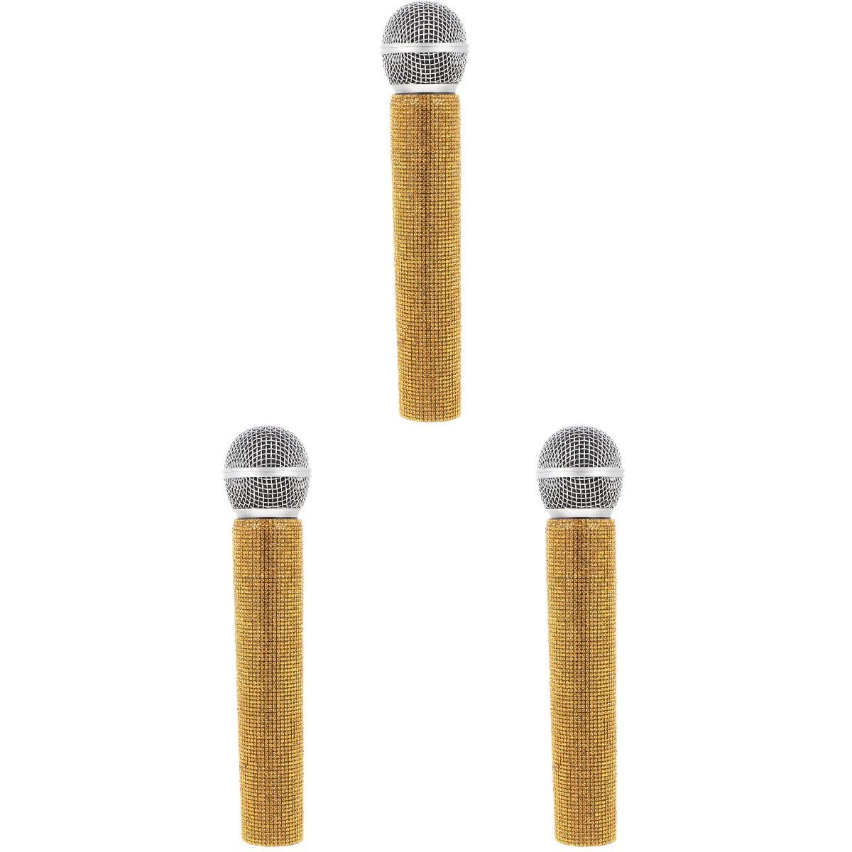 3 PCS Simulated Microphone Kids Prop Children’s Toys Fake Pretend Play ...