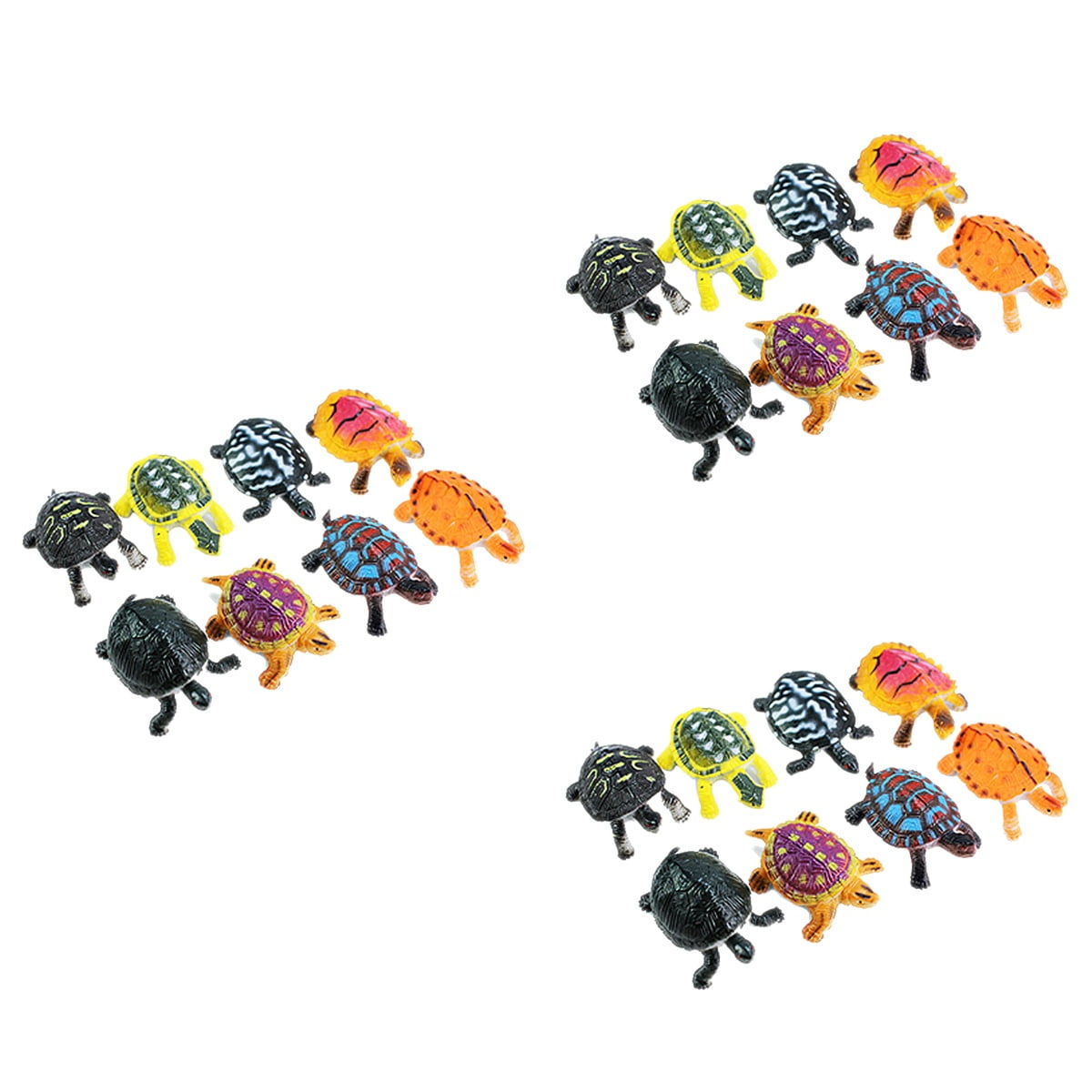 3 PCS Simulation Sea Turtle for Kids Figures Model Childrens Toys Ocean ...