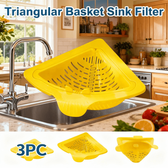 3 PCS Sink Strainer Basket,Faucet Hanging Strainer,Hanging Kitchen Sink ...