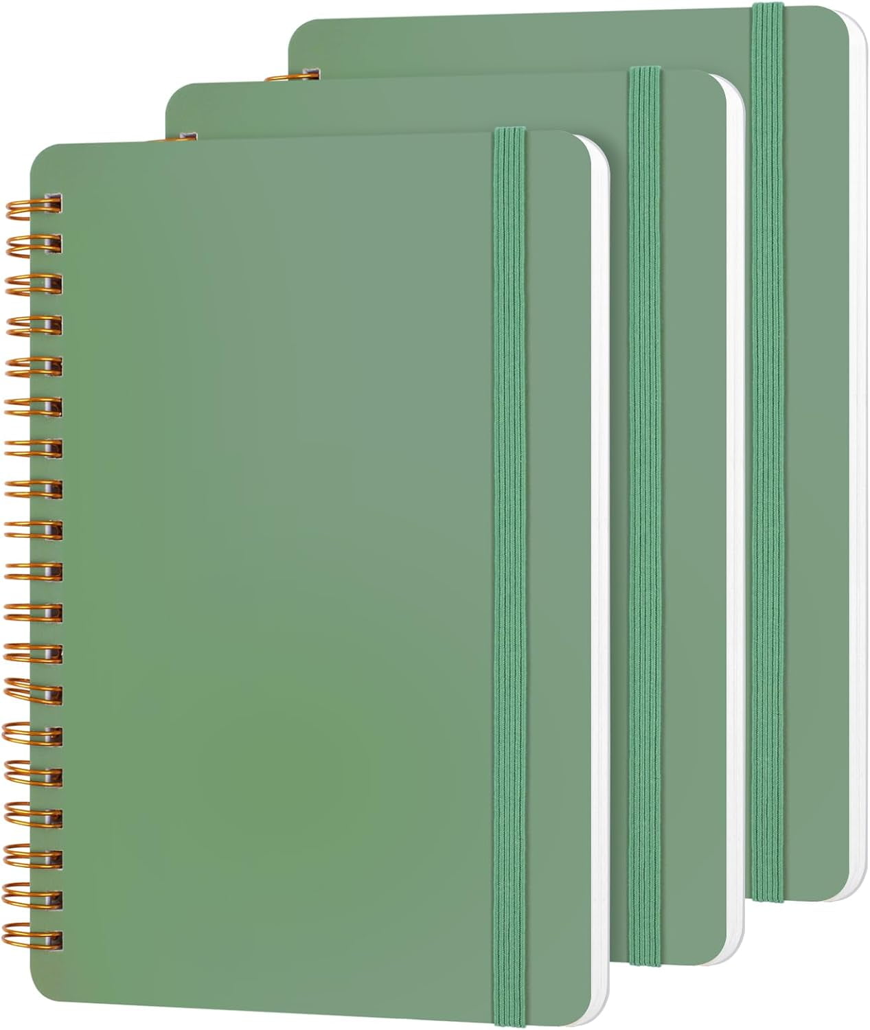 3 PCS Small Spiral Notebook 5x7, Notebooks for Note Taking, Morandi ...