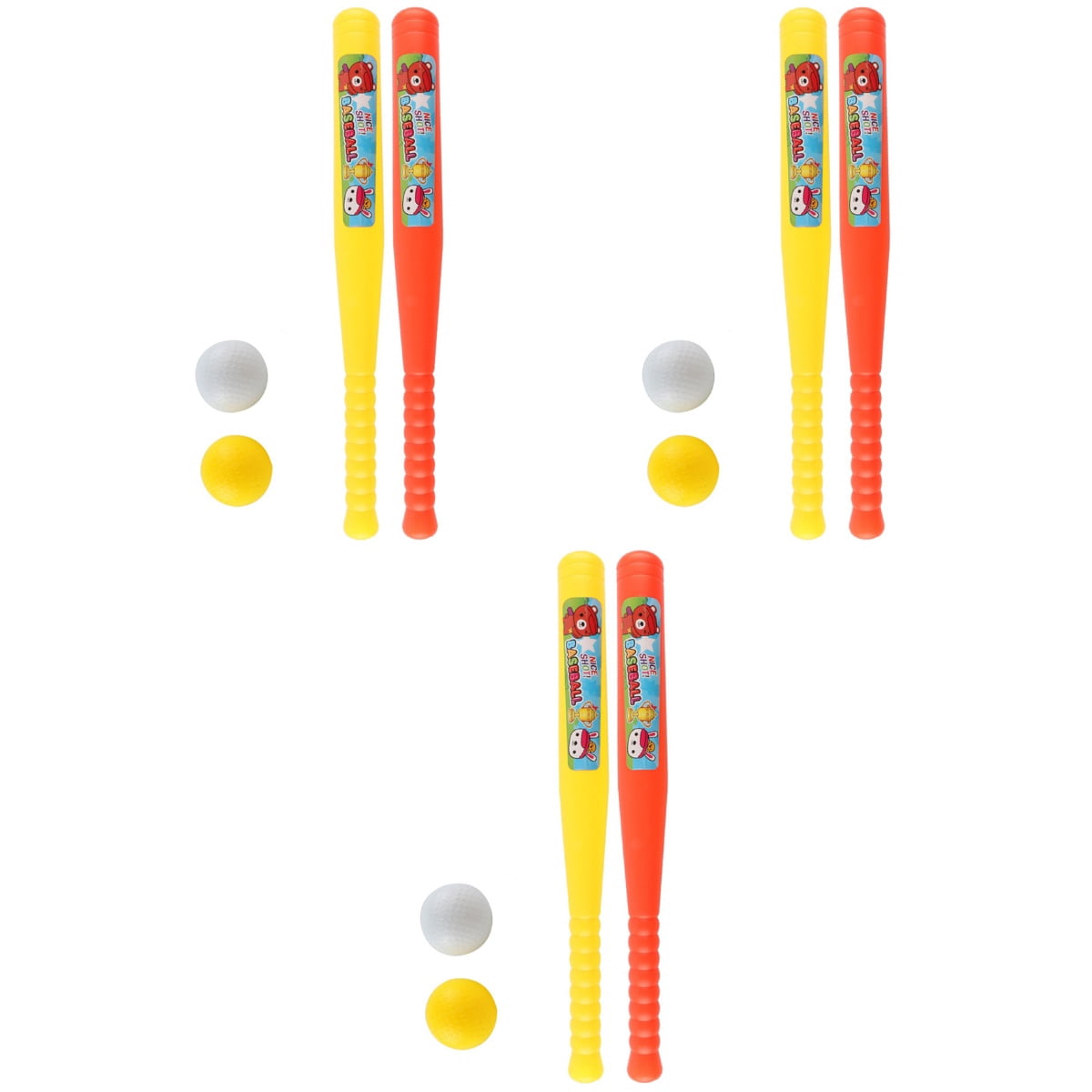 3 PCS Smooth Feeling Baseball Toy Breakage-free Set Child - Walmart.com