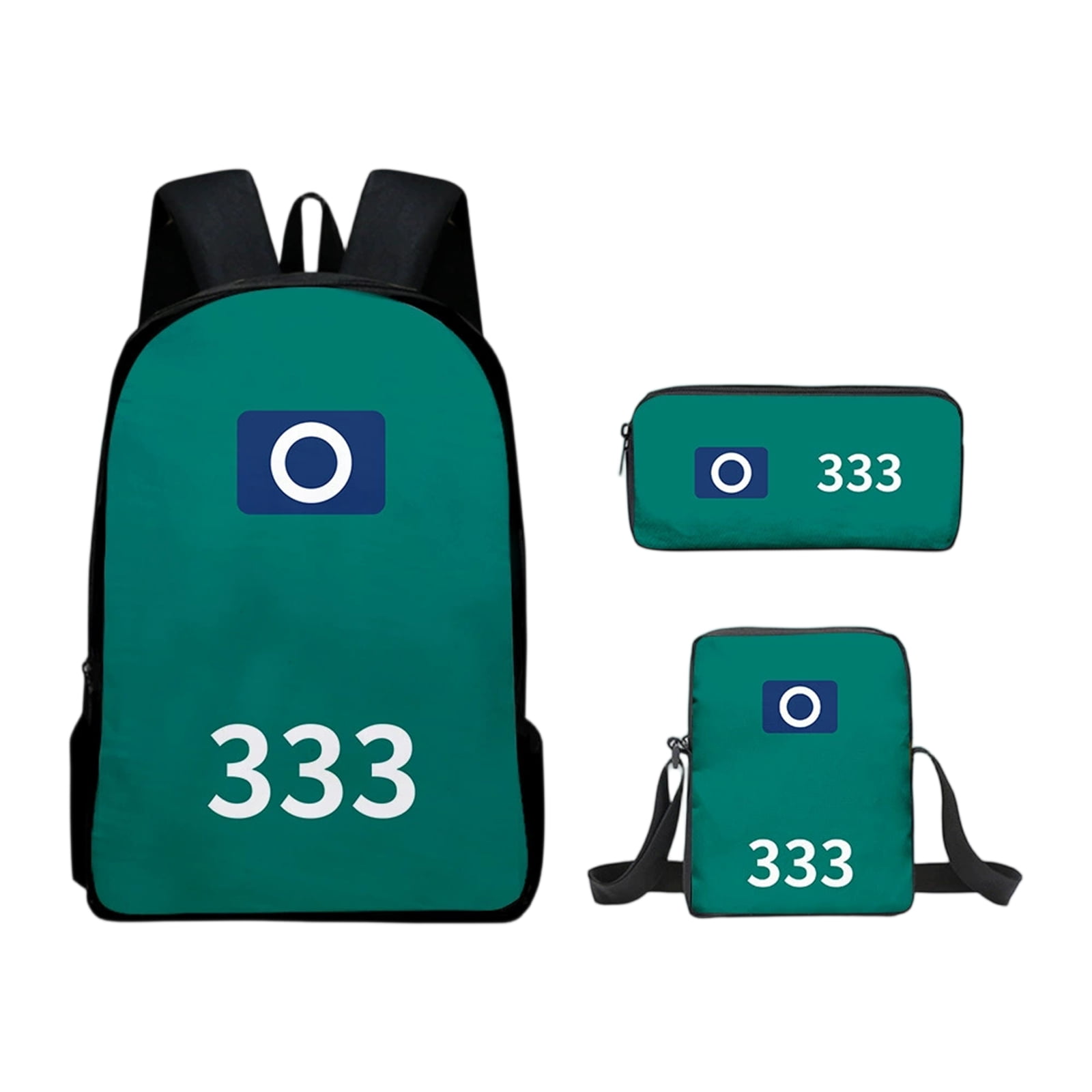 3 PCS Squid Game Backpack - Squid Player 333 Cosplay Mini Backpack ...