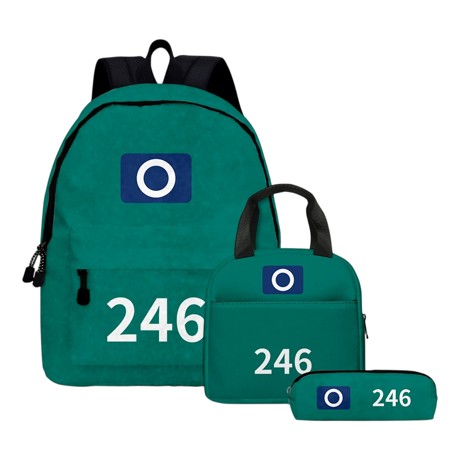 3 PCS Squid Game Backpack - Welcome Back to School Gifts, Squid Player ...