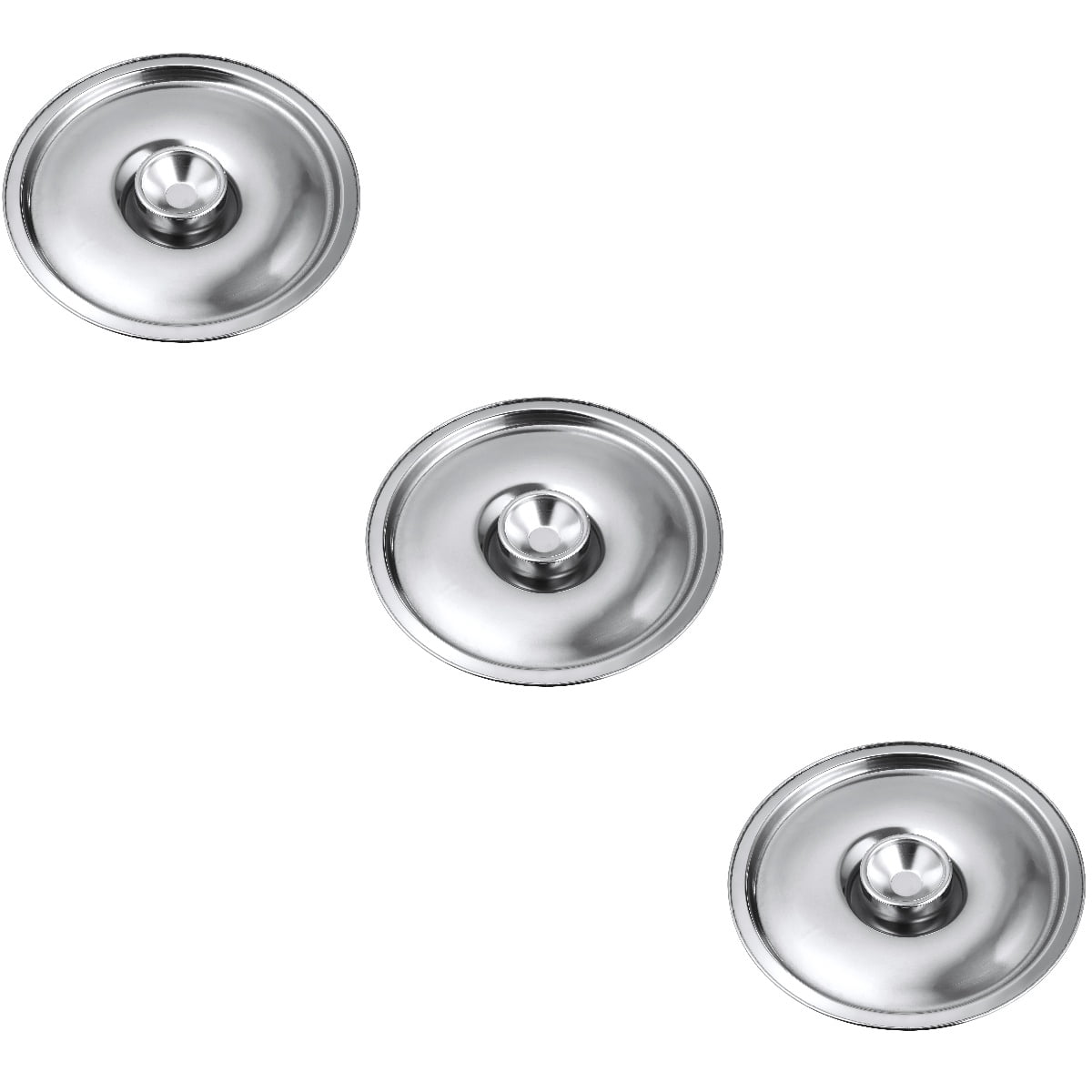 3 PCS Stainless Steel Cylinder Head Pot Lid Replacement Lids Universal ...