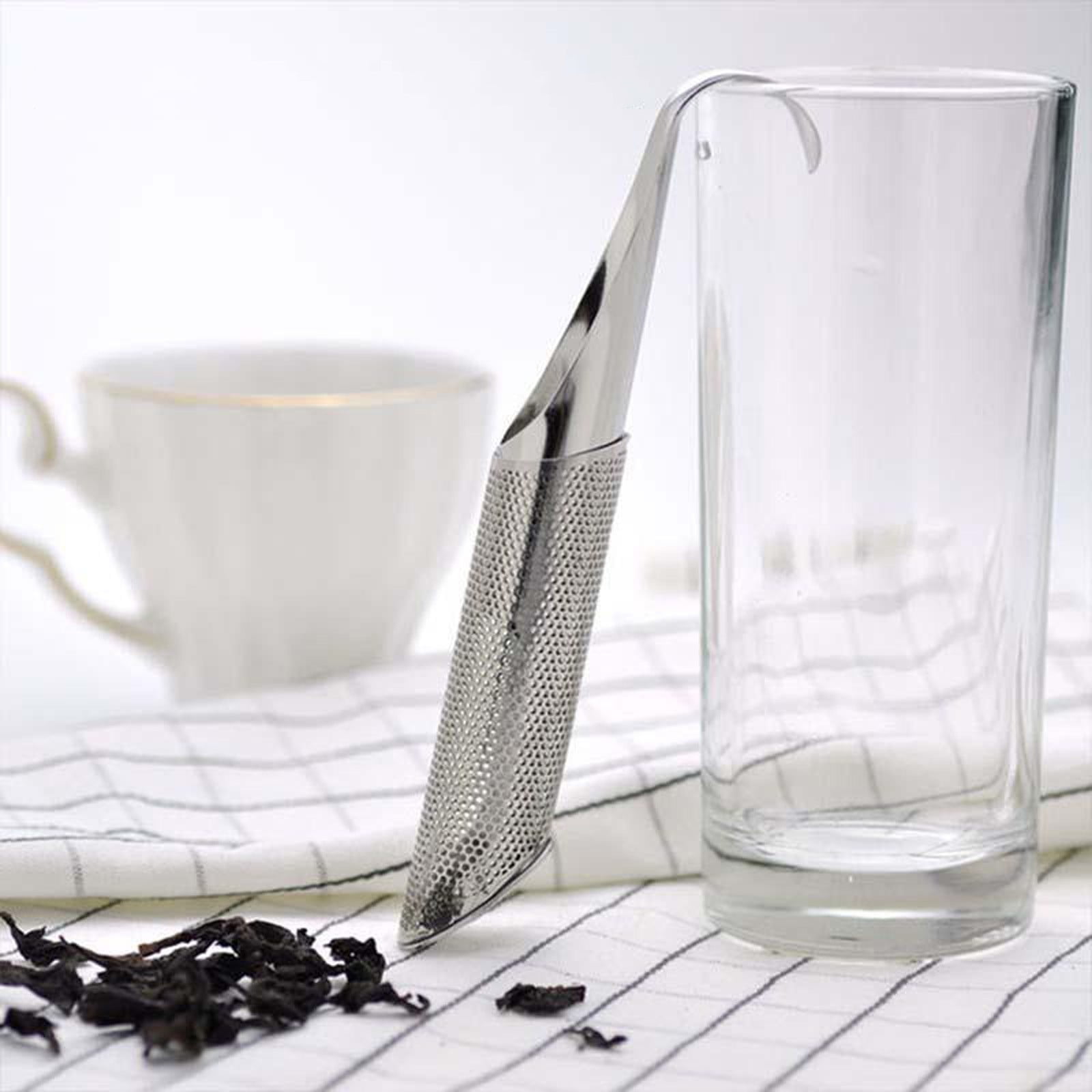 3 PCS Stainless Steel Tea Strainer,Tea Artifact Creative Pipe,Stainless ...