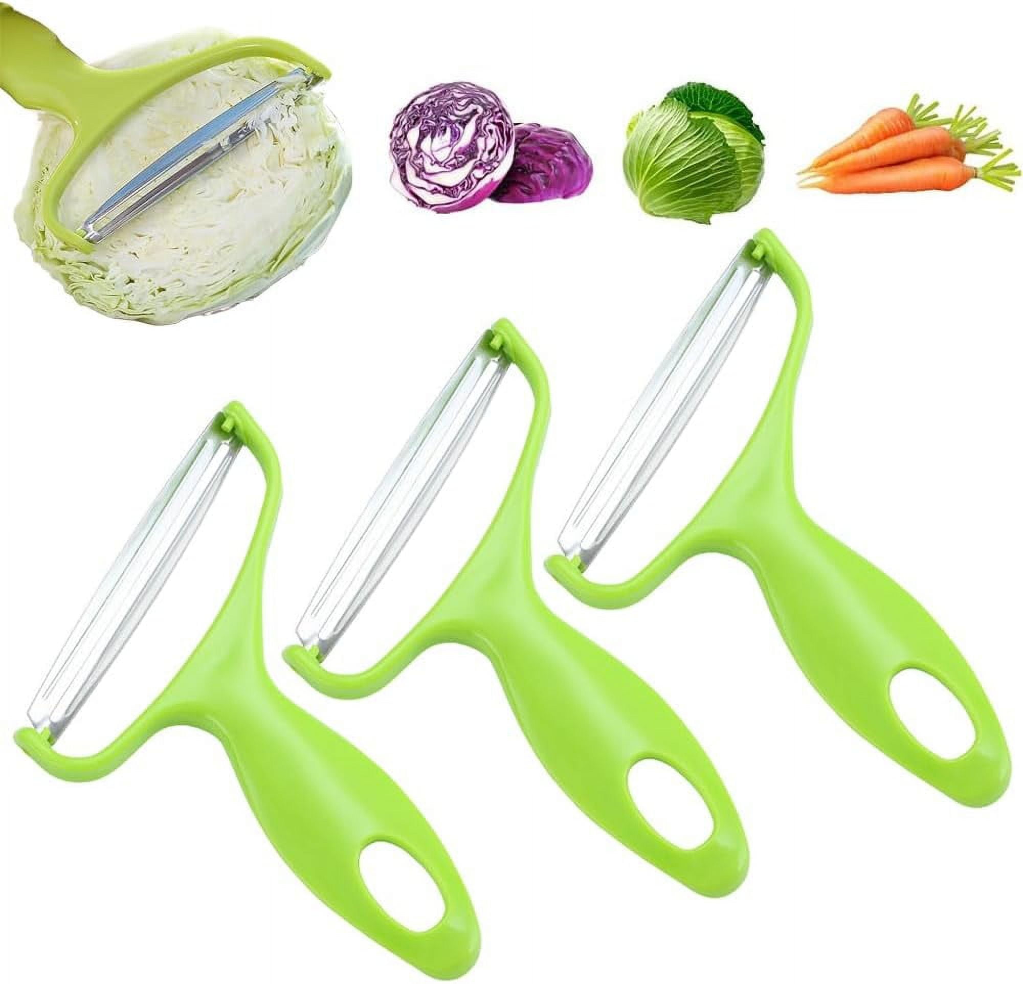 3 PCS Stainless Steel Vegetable Peeler, 2025 Upgrade Potato Peeler for Kitchen, Julienne Carrot ...