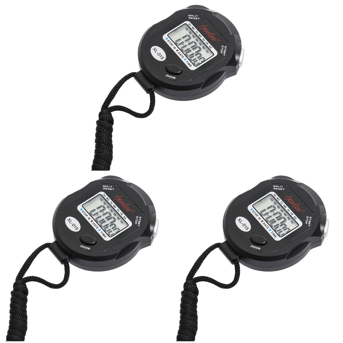 3 PCS Stopwatch Digital Timer Stopwatches Single Row - Walmart.com