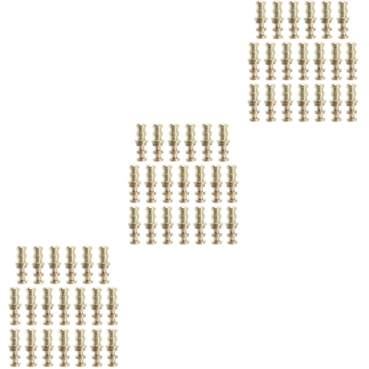 3 PCS Table Alignment Pins Copper Set Corner Connectors Dining ...