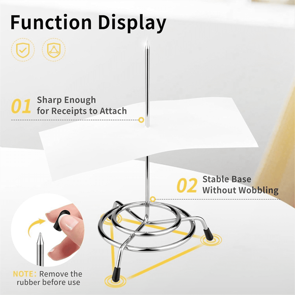 3 PCS Ticket Stabber for Restaurant, for Businesses Kitchen Office ...