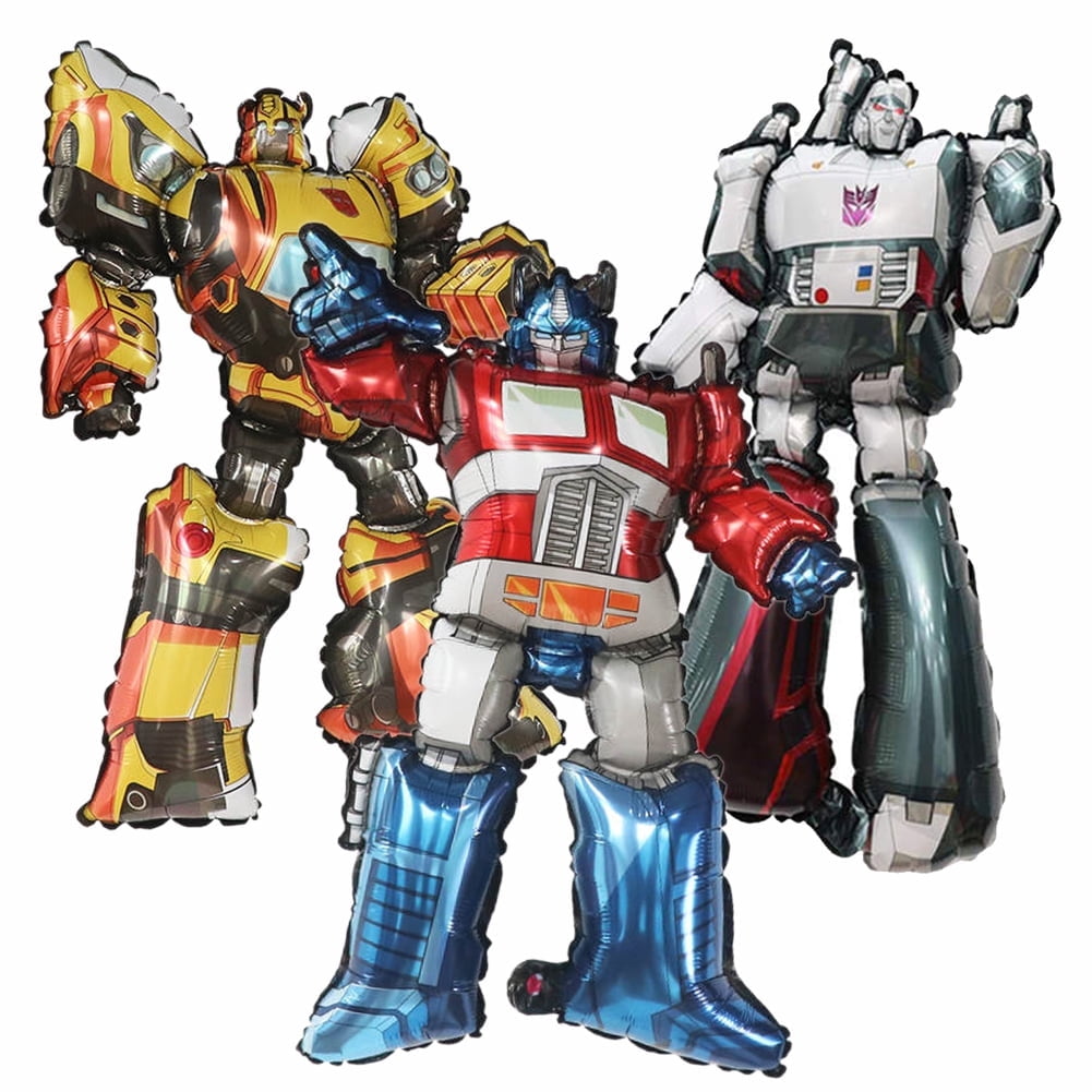 3 PCS Transformer Balloons Robots Decorations Bumble Bee Balloons ...