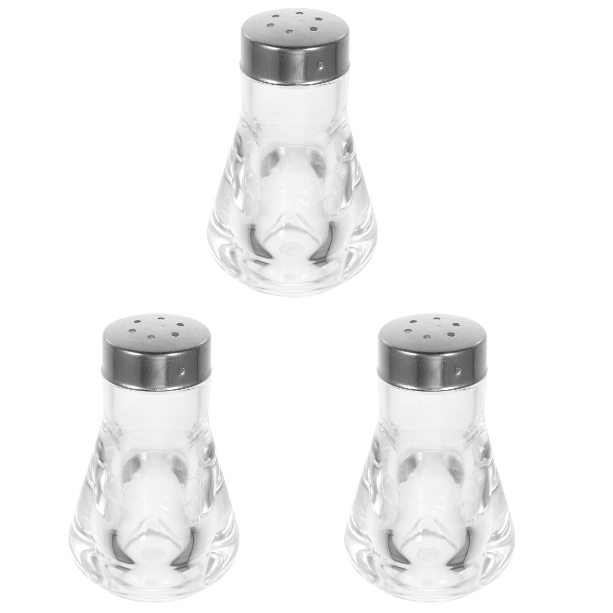 3 PCS Transparent Salt and Pepper Shaker Kitchen Asseriories Organizing ...