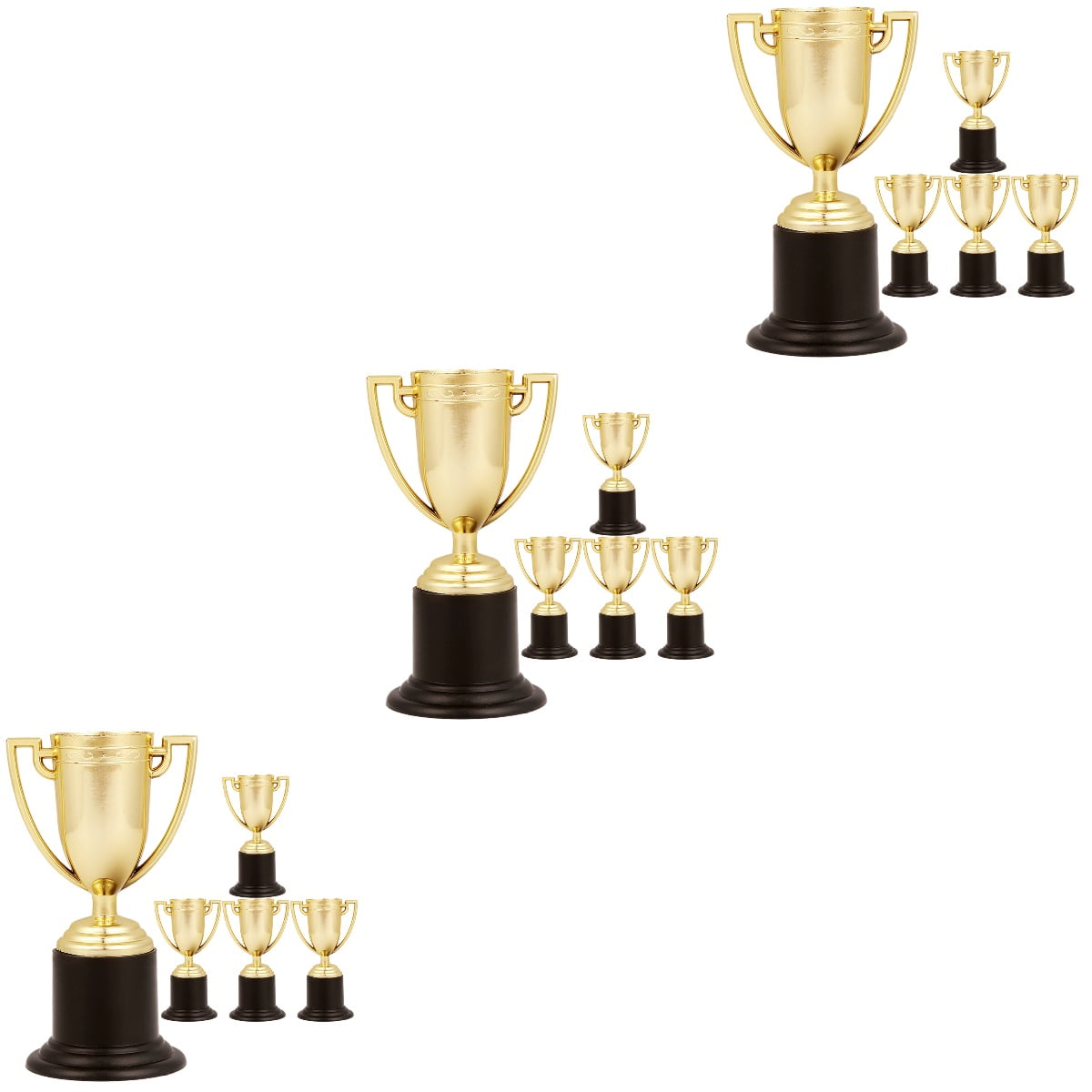 3 PCS Trophies for Kids Mini Trophy Awards Lightweight Child Student ...