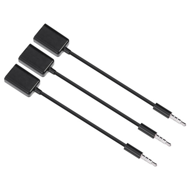 3 PCS USB To 3.5MM Cable Audio Cable USB To 3.5MM for Vehicle MP Cable ...