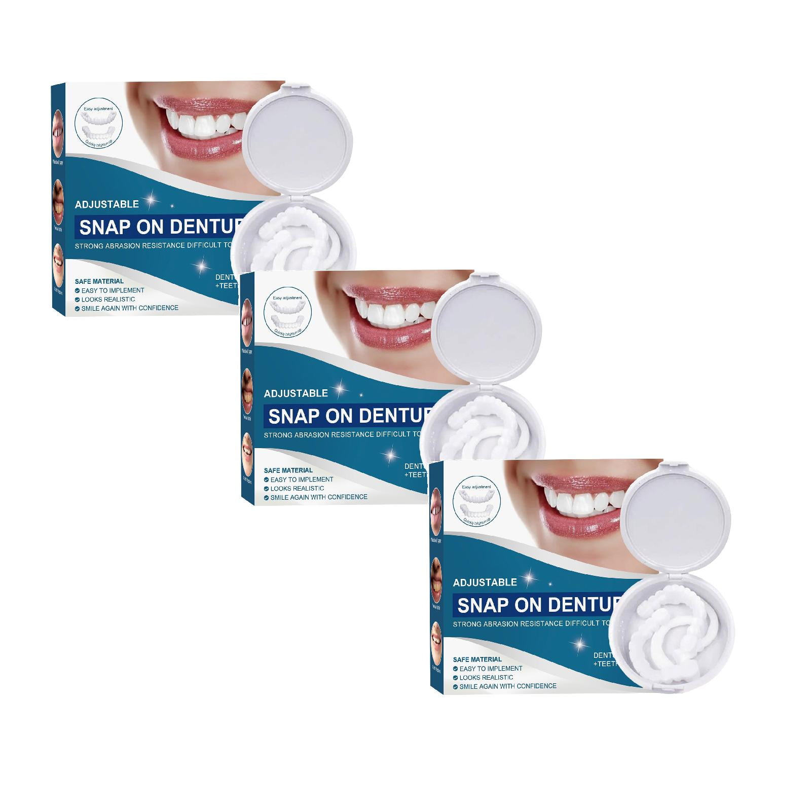 3 PCS Veneers Teeth Veneers Teeth Upper Lower Teeth Veneers for Women ...