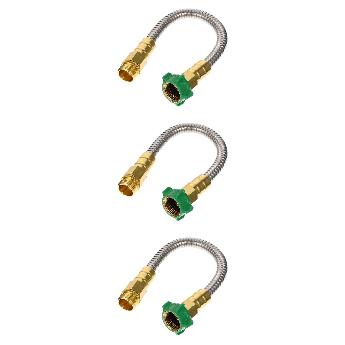 3 PCS Water Hose Short Garden Heavy Duty Connector Extension Tube ...
