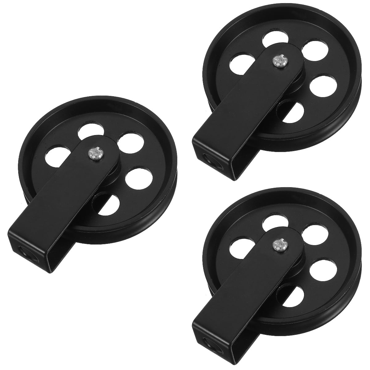 FENGGUIQU 3pcs Pendant Light Pulley Attachment 70mm U Groove Pulley ...