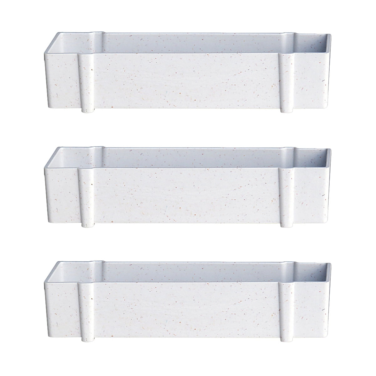 3 PCS White Window Box Planter Succulent Flower Pot Windowsill ...