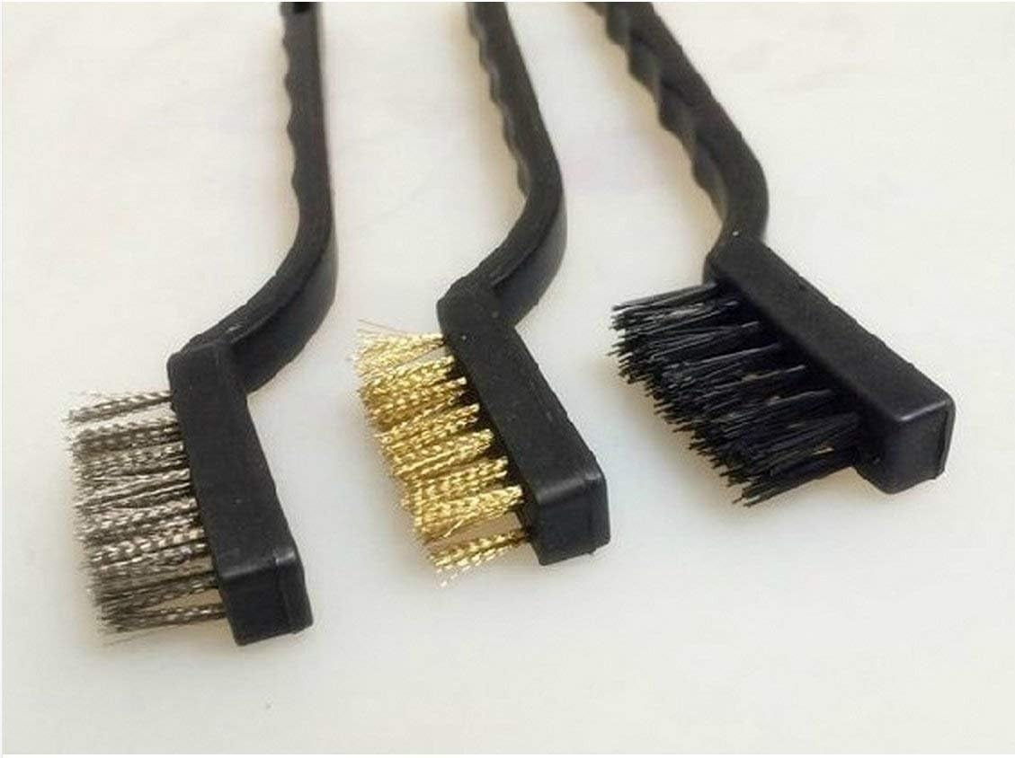 3 PCS Wire brush set Copper wire steel wire nylon Industrial brush car ...