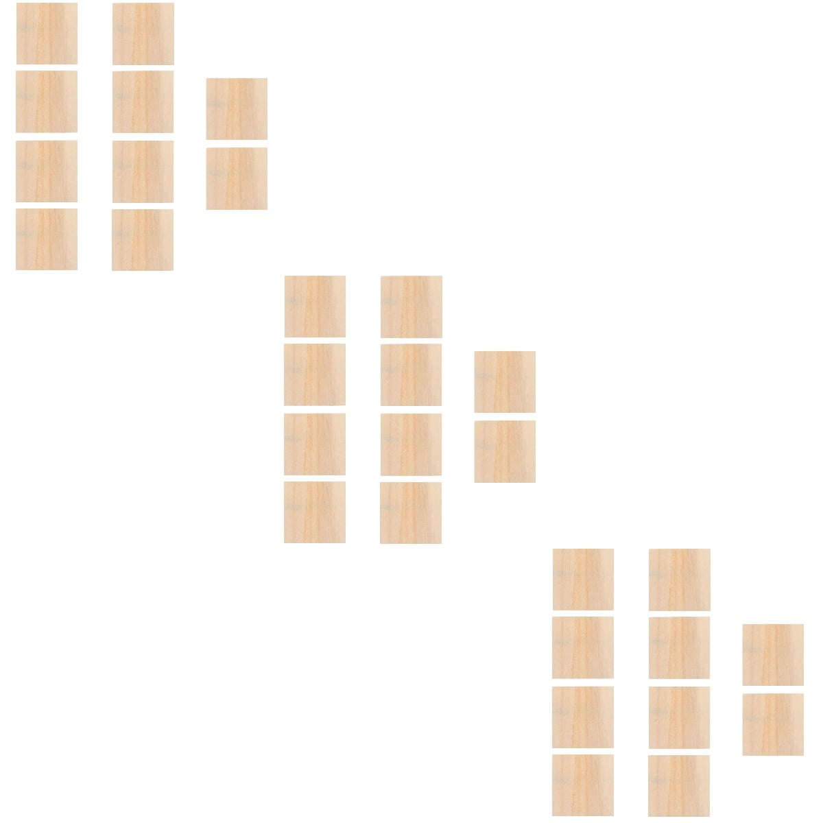 RENACLIPY Coophya Unfinished Wood Photo Frames for DIY Use Light Brown ...