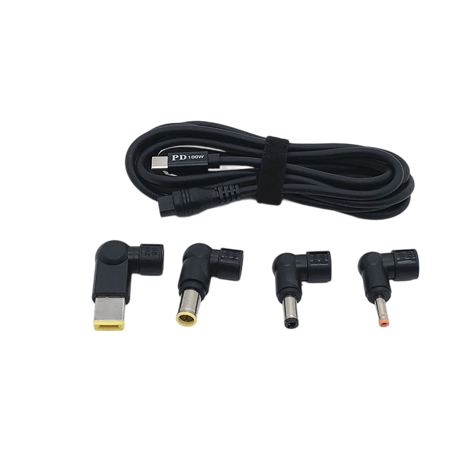 3. PD100W Type-C Cable for Laptops 4 Adapters Set, Reinforced Cord ...