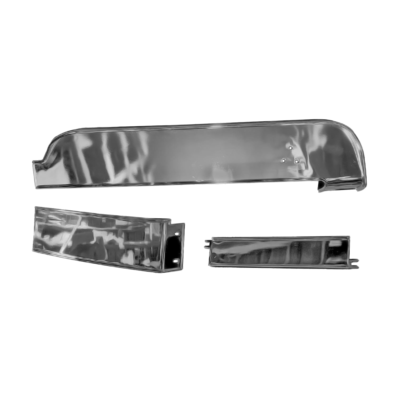 3-PIECE CHROME DASH TRIM KIT WITHOUT INSERTS CONSISTING OF UPPER ...
