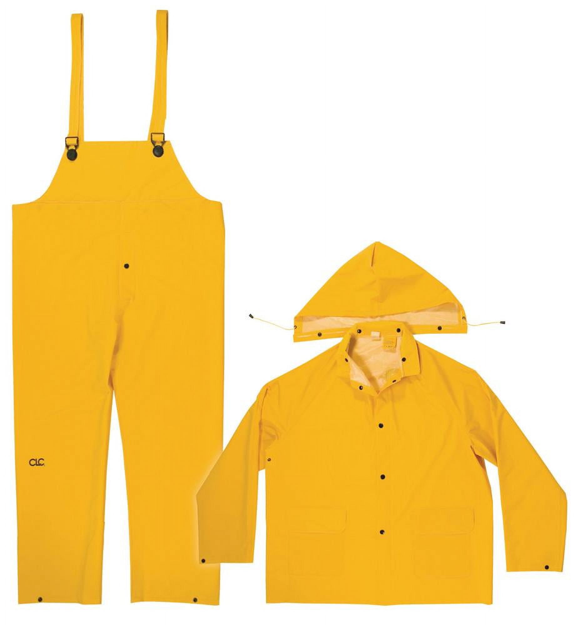 3 PIECE HEAVYWEIGHT PVC RAIN SUIT SIZE LARGE - Walmart.com