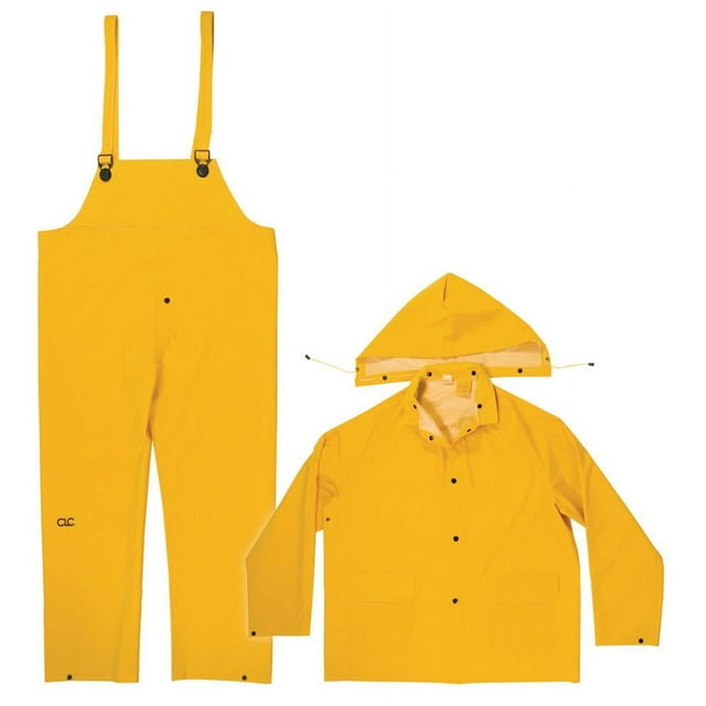 3 PIECE HEAVYWEIGHT PVC RAIN SUIT SIZE LARGE - Walmart.com