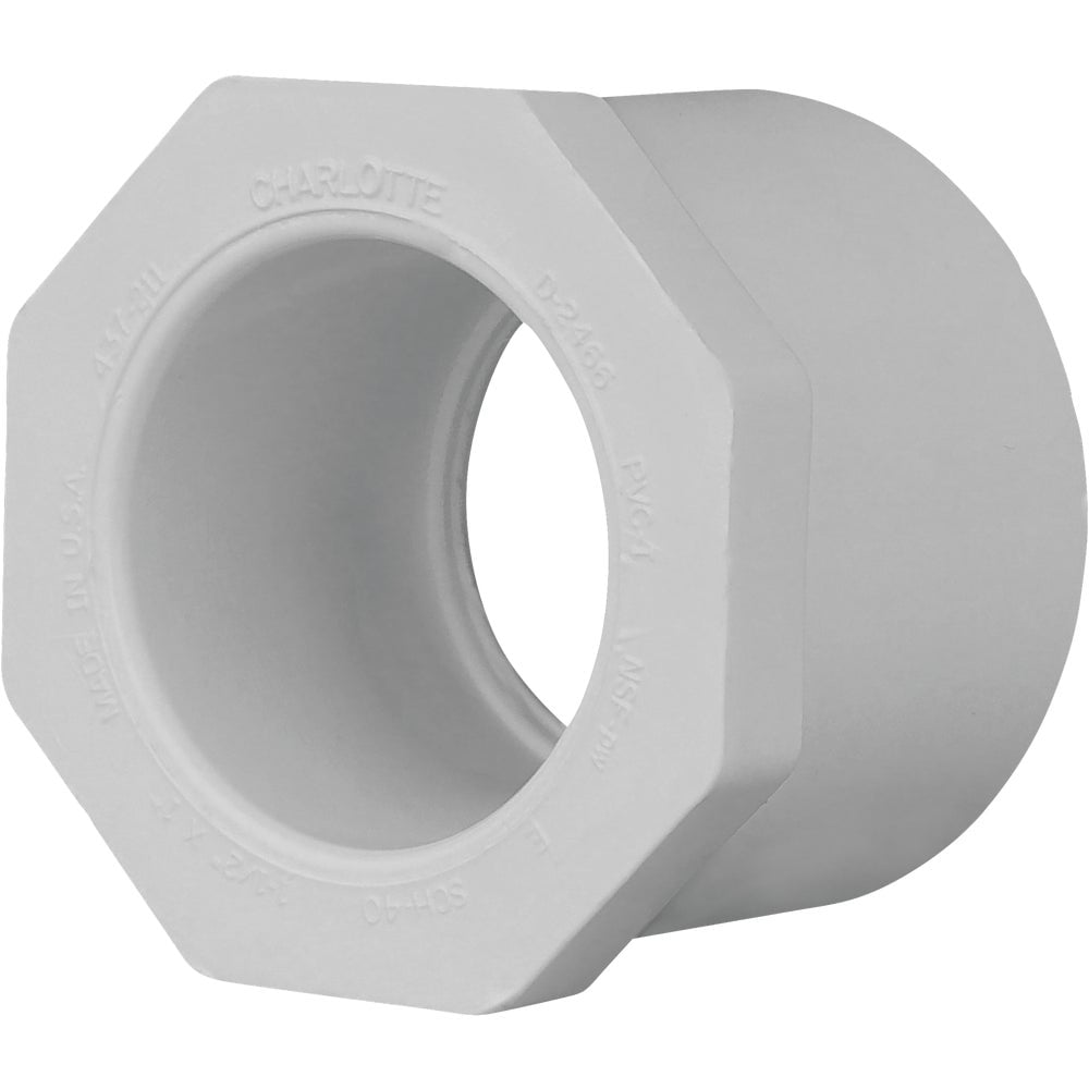 3 Pcs Charlotte Pipe 1-1/2 In. Spg X 1 In. Slip Schedule 40 Pvc Bushing - Walmart.com