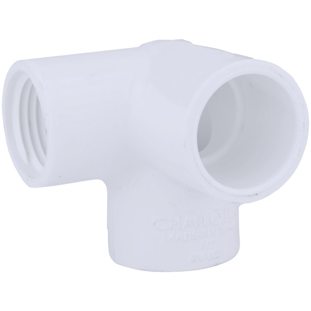 3 Pcs Charlotte Pipe 1/2 In. X 1/2 In. Slip X 1/2 In. Female Schedule 40 90 Deg. Pvc Elbow W ...