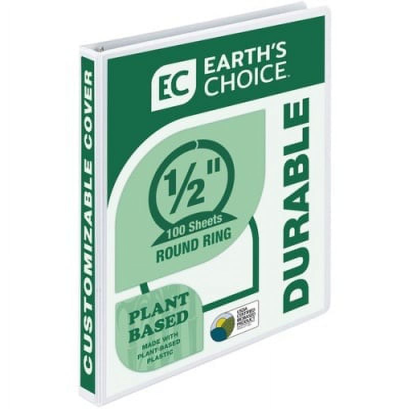3 PK,Samsill Earth's Choice Plant-based Durable View Binder (18917 ...