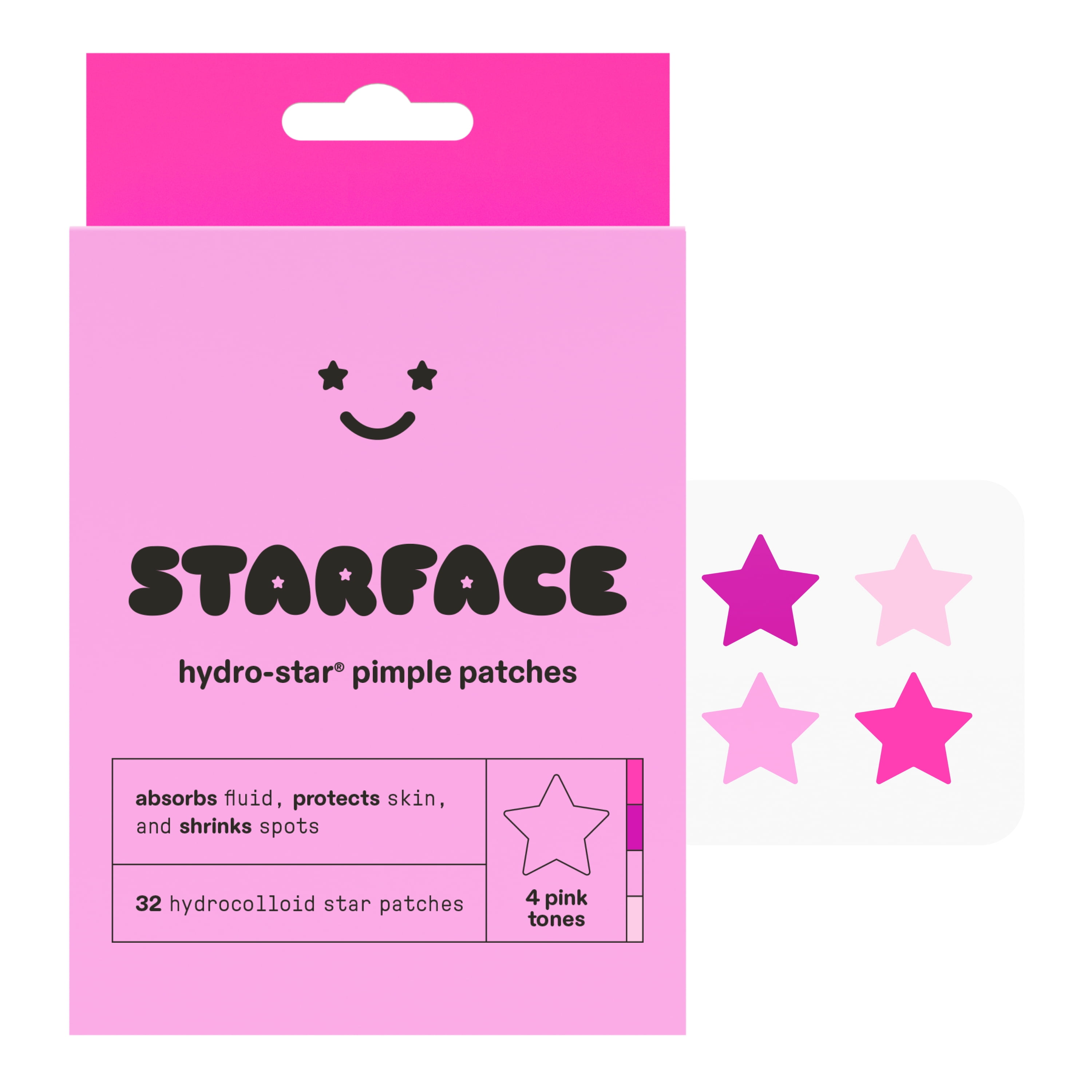 Starface Hydro-Star® Pink Pimple Patches - 32 Count - Walmart.com