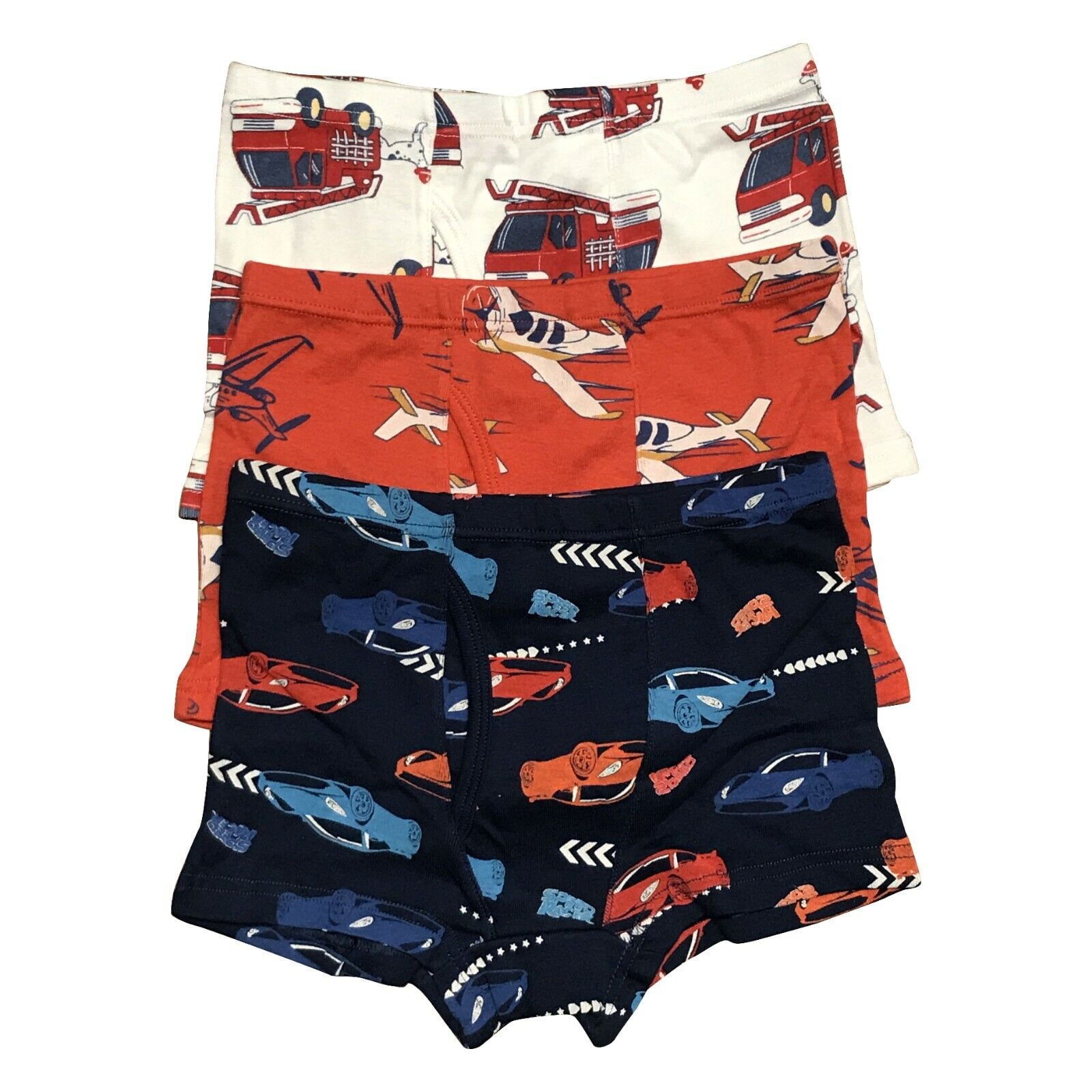 3 PK Toddler Kids Little Boys 100% Cotton Underwear Boxer Briefs 4T 5T ...