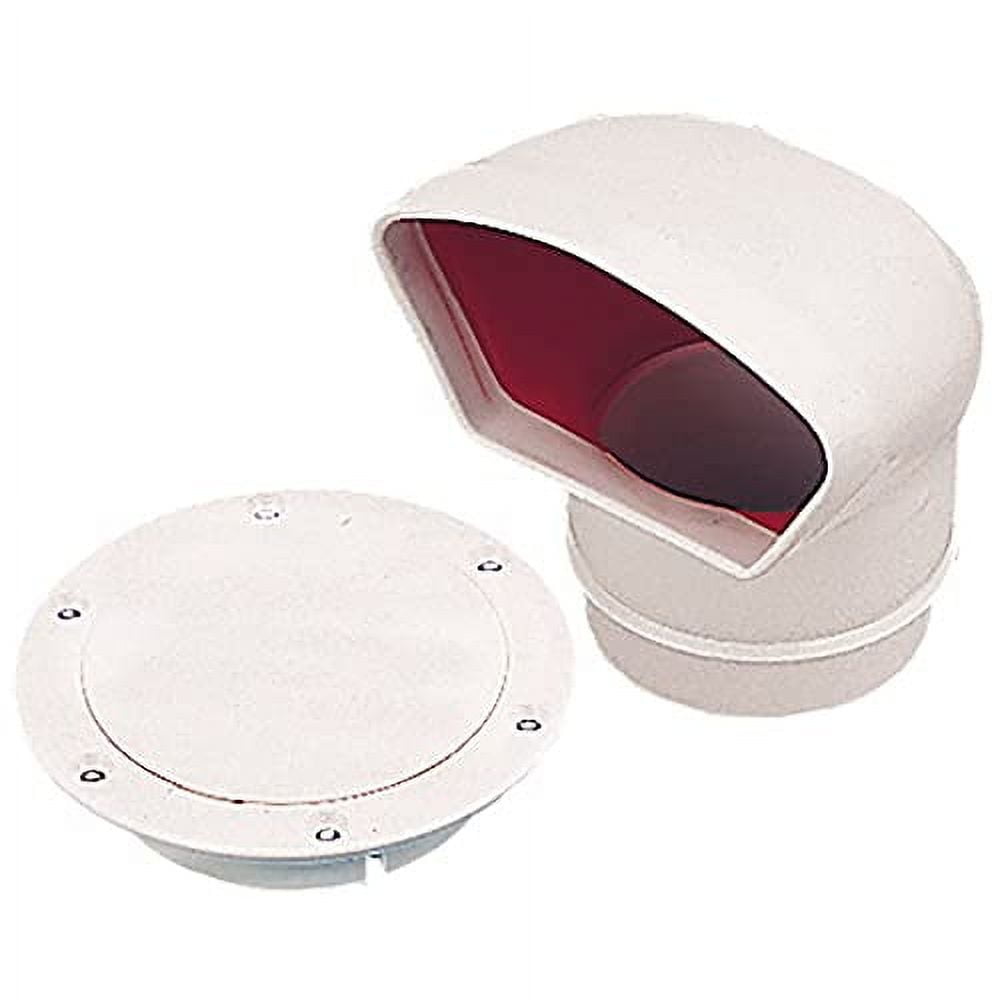 3" PVC LOWPROFILE COWLVENT RED - Walmart.com