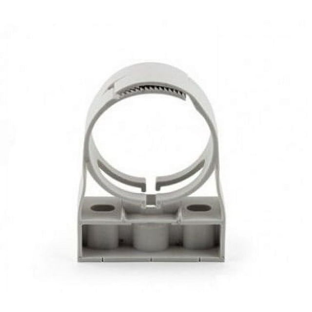 3" PVC White Pipe Hanger / Mounting Bracket UV Stable Quality plumbing ...