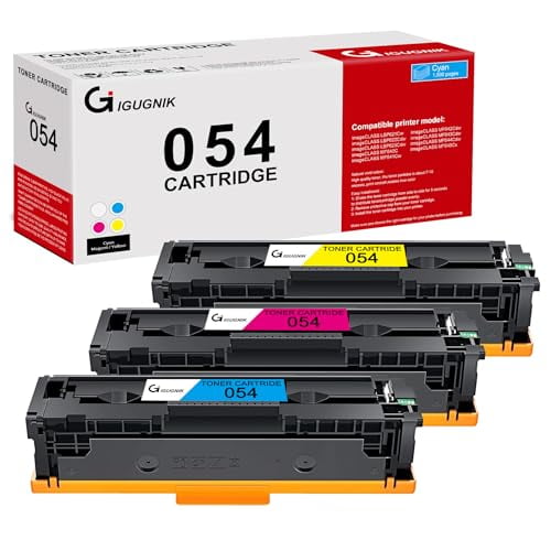 3 Pack 054 3023C001 3021C001 3022C001 C/M/Y Toner Cartridge Compatible ...
