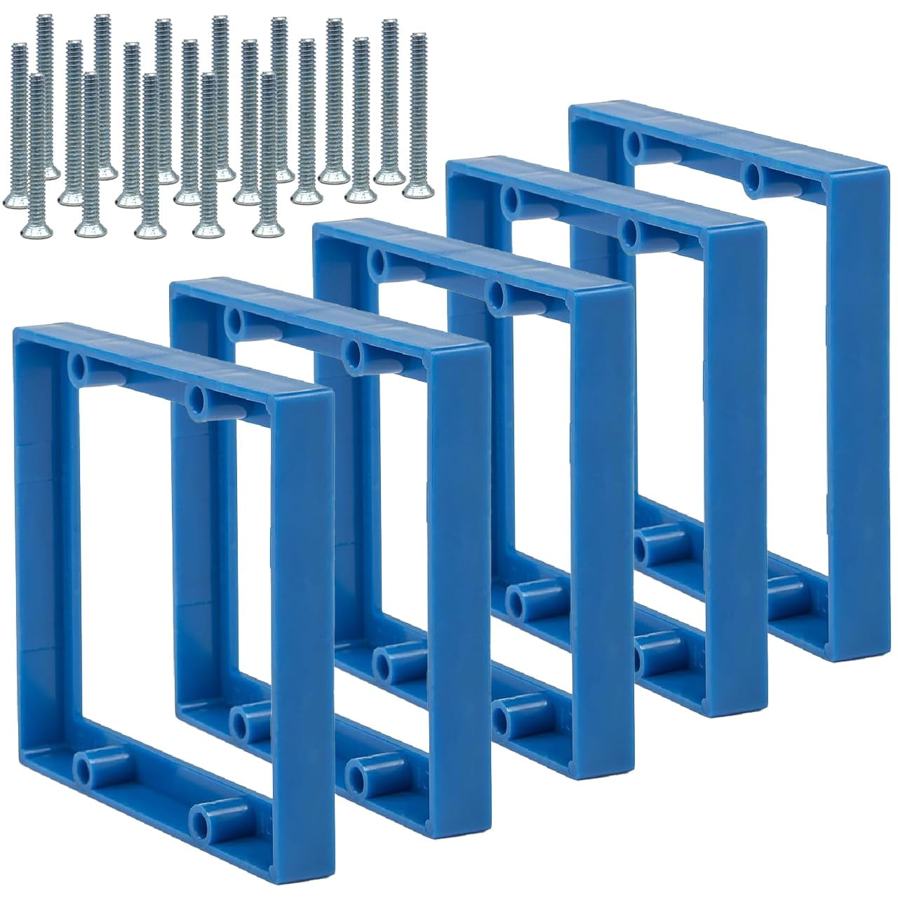 5-Pack 1/2" Double Gang Receptacle Outlet Box Extenders - UL Listed ...