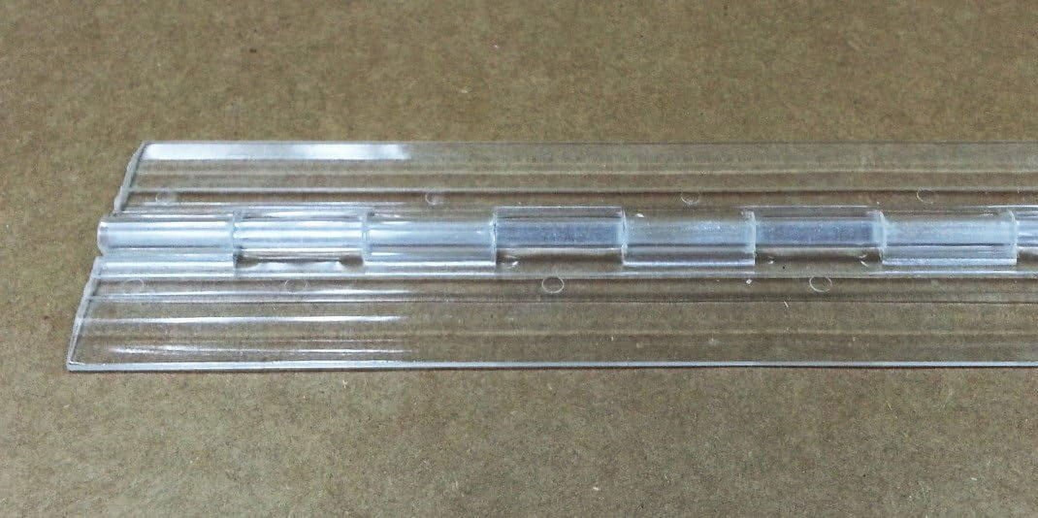 3 Pack 1-3/4" x 12" Long Plastic (Plexiglass) Piano Hinge - Cuttable ...