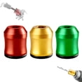 3-Pack 1/4" Drill Bit Magnetic Rings, Universal Removable Magnetizer ...
