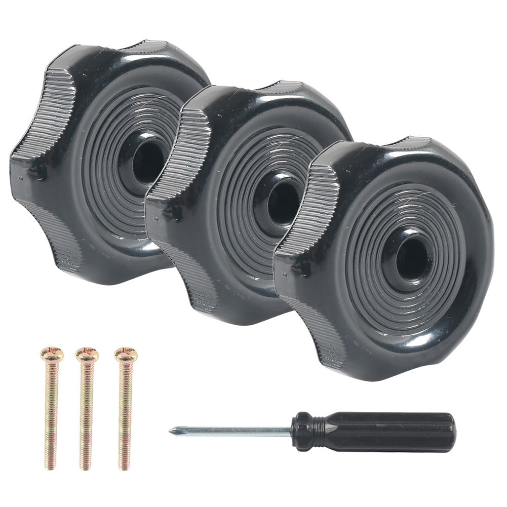 3-Pack 1" Shaft RV Window and Vent Knob Interior Hardware Camper ...
